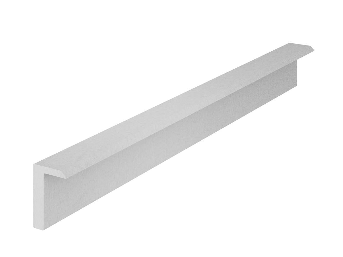 Kerradeco Top Edge Trim Silver 2.7m A05 - allpanels.ie